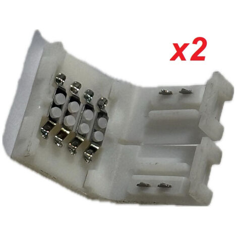 Kit de 2 connecteurs de jonction pour bandeau LED flexible largeur 10mm ...