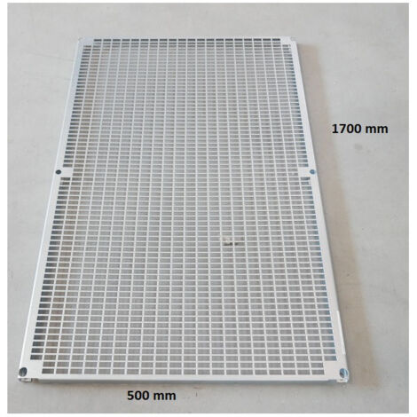 Platine métallique perforée 1700x500mm acier galvanisé pour coffret ...