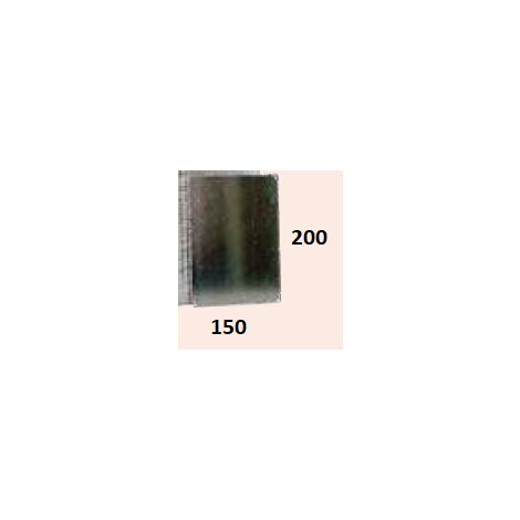 Platine métallique pleine 200x150mm acier galvanisé pour coffret ...