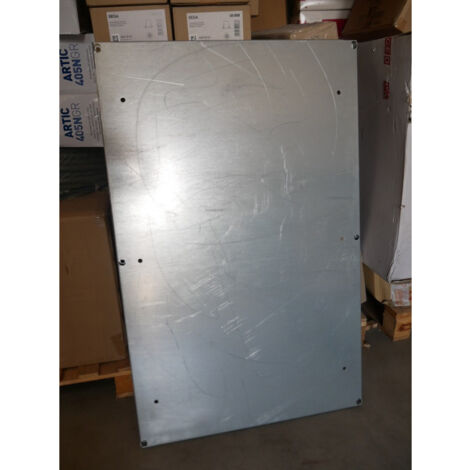 Platine métallique pleine 1100x700mm acier galvanisé pour coffret ...
