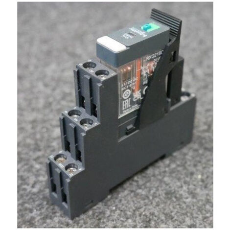 Relais d'interface embrochable monté sur embase test 2OF 5A 24Vdc ...