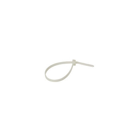 Collier serre-cable translucide 100x2.5mm (blister de 20) pour fixation ...