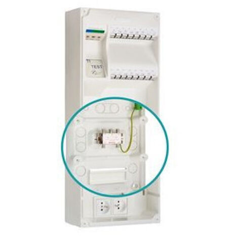 Coffret de communication Grade 3 équipé DTI + 16 prises RJ45 ...
