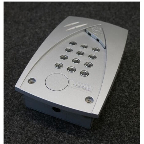 Clavier codé gris argent 1 relais NO-1NF 100 codes emplacement pour ...