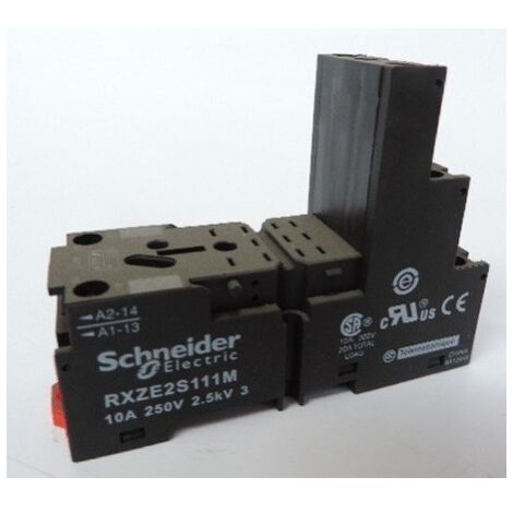 Embase - contacts séparés - pour relais RXM3 - raccordement sur ...