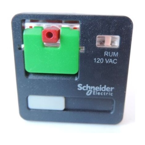 Relais universel embrochable 10A 2OF 120V AC 12V DC test Zelio Relay ...
