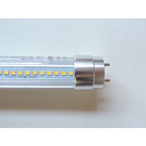 Tube LED T8 27W longueur 1500mm blanc neutre 4000K diffuseur transparent 230V (equivalent fluo 58W)