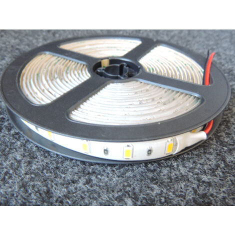Ruban LED extérieur 14.4W 3000K 60led/mètre alim 24V (non incl.) IP65 ...
