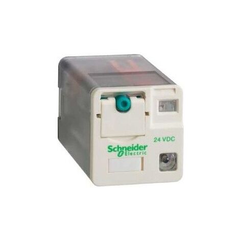 Relais de puissance universel à broche ronde 2 CO 24Vcc led SCHNEIDER ...