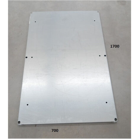 Platine métallique pleine 1700x700mm acier galvanisé pour coffret ...