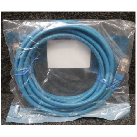 Câble réseau cordon RJ45 blindé bleu catégorie 6A 100ohms SFTP longueur ...