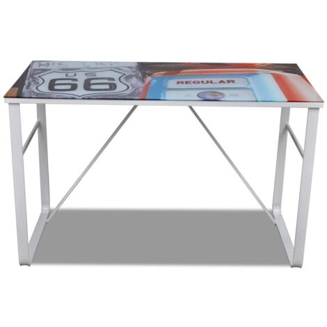Mesa de escritorio muebles de trabajo de computadora rectangulares únicos