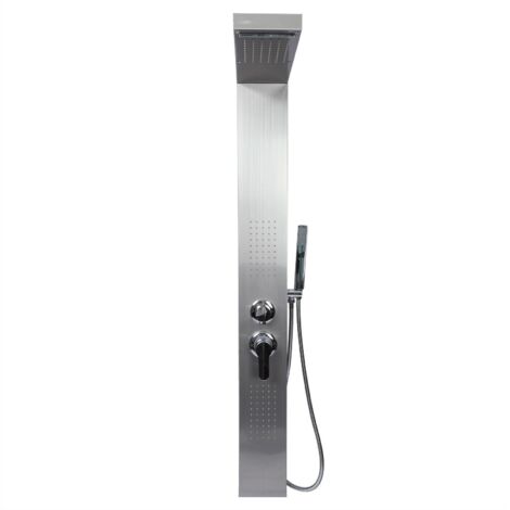 Ducha de jardín de lluvia de pared de acero inoxidable de 130 cm con ...