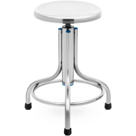 Taburete de laboratorio profesional 150 kg acero inoxidable 140010078
