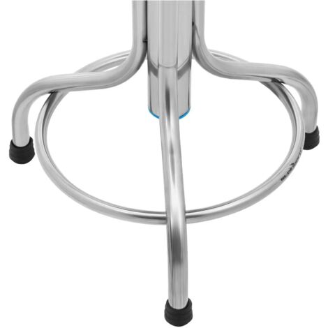 Taburete de laboratorio profesional 150 kg acero inoxidable 140010078