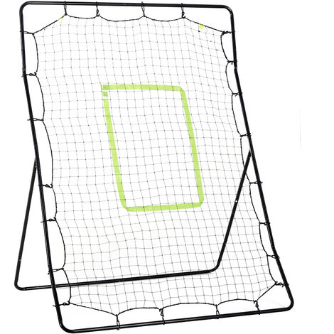 HOMCOM Rebounder Net Kids Adults Baseball Softball Training Aid Goal Play