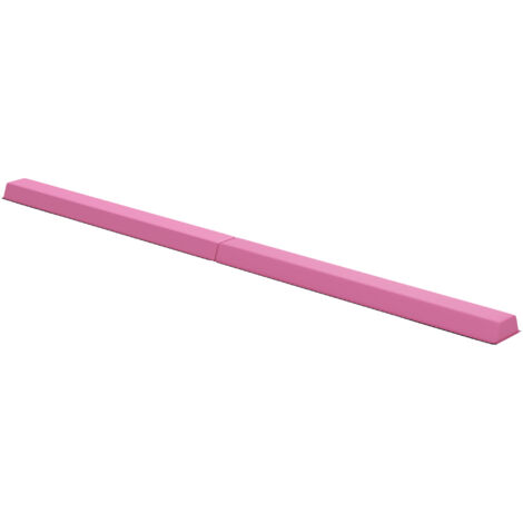 SPORTNOW 7.7FT Folding Gymnastics Balance Beam with Anti-Slip Base, Pink