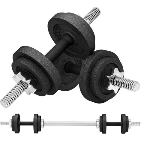 SPORTNOW 2-in-1 Adjustable Dumbbells Set, 20kg Weights Dumbbells Set