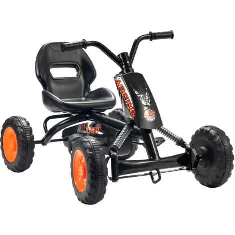 AIYAPLAY Pedal Go Kart, Go Kart for Kids Ages 2-5 Years, Black