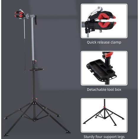 Folding Bike Cycle Bicycle Maintenance Repair Stand Display Rack Tool ...