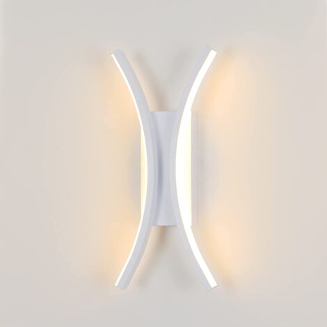 GOECO Indoor LED Wall Sconce, 16W Warm White Wall Lamp, Modern Wall ...