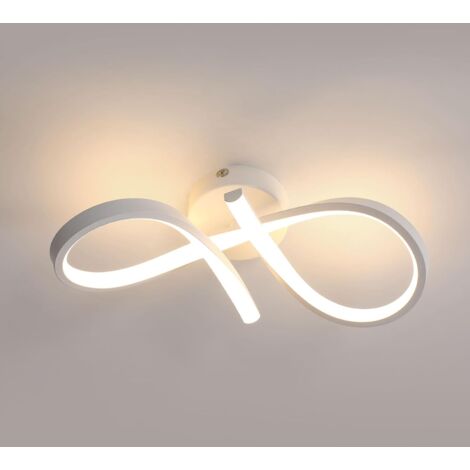 GOECO LED ceiling light modern white warm white 3000k ceiling lamp for ...