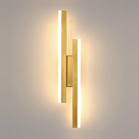 GOECO Modern LED Wall Light, 16W Gold, 3 Color Temperatures, 3000K for ...
