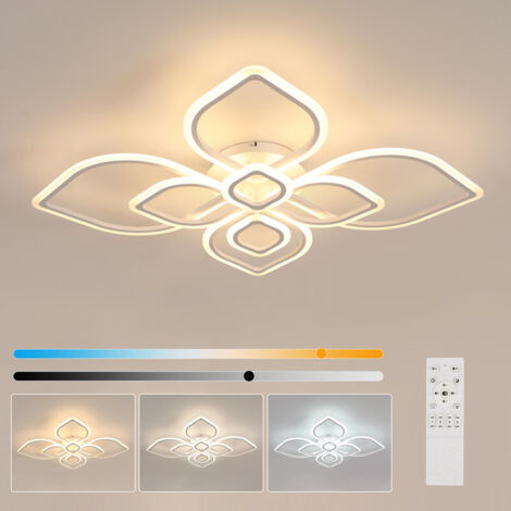 GOECO 110cm Modular LED Ceiling Light, 60W, Remote Control & Tunable ...