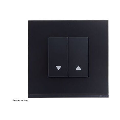 Interrupteur pour volet roulant Gallery Complet Noir