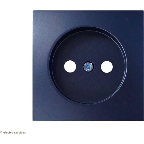 Enjoliveur Kallysta pour prise de courant 2P Finition: Carbone