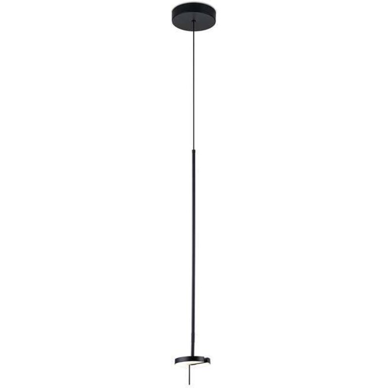 Grok Invisible - Suspension LED Plafonnier Noir Mat Coupe Phase ...
