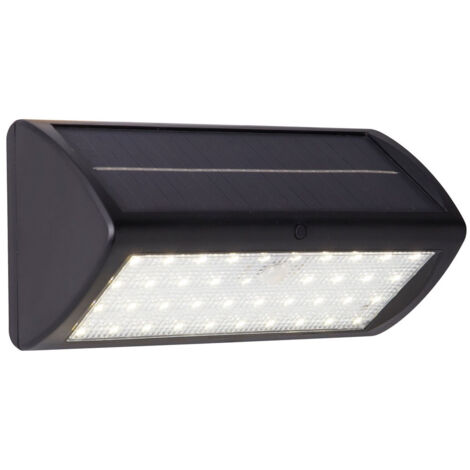 Searchlight Solar Applique murale LED avec capteur PIR Noir