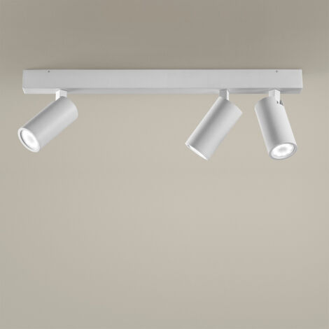 LEDS C4 Simply 3 corps Spot 4 Light Bar Blanc GU10 7W