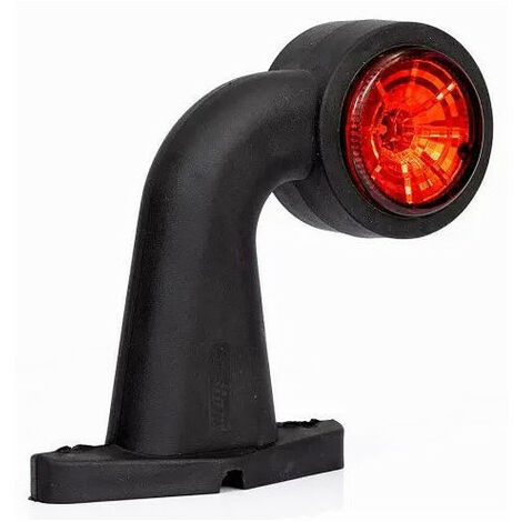PAck de 2 feux de gabarit LED 12 24V Rouge Blanc - BRAS COURBE COURT