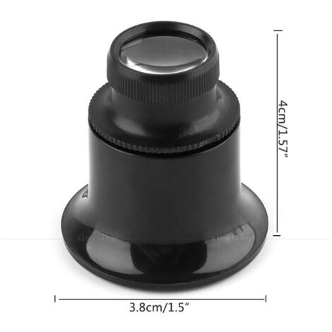 SHINING HOUSE Lupa de lectura grande de 20 aumentos Lupas frontales ...