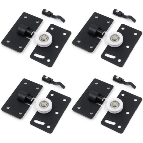 SHINING HOUSE Juegos de ruedas para puertas corredizas, ruedas para ...