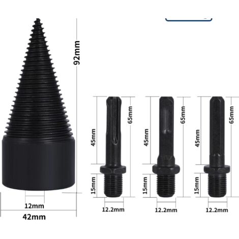 Broca para cortar madera de 42 mm, cortadora cónica de madera para ...