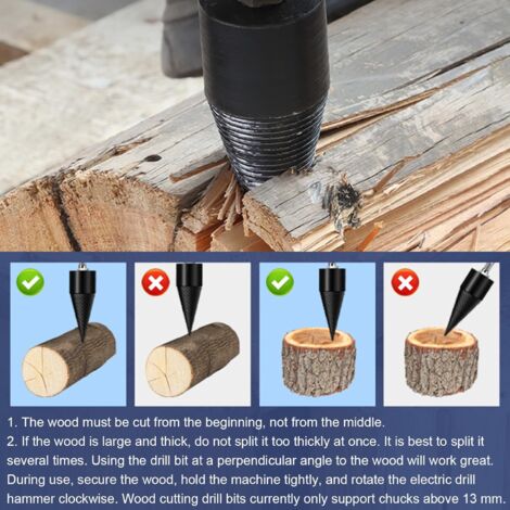 Broca para cortar madera de 42 mm, cortadora cónica de madera para ...