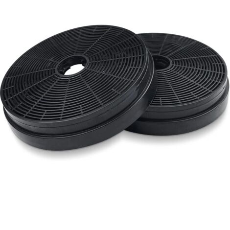 filtros para campana extractora (Ø175 mm), filtro de carbón activado, repuesto para extractor de ...