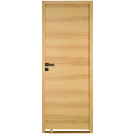 Bloc porte isoplane LYNX 630 gauche bois frêne gris européen