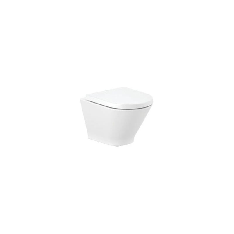 Cuvette suspendue compacte Rimless The Gap Round - Roca S.A. - Blanc