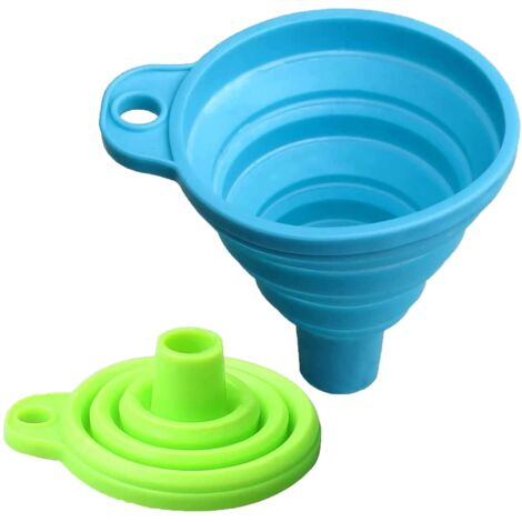 CCYKXA Embudos de cocina (2 unidades) - Embudo plegable de silicona ...