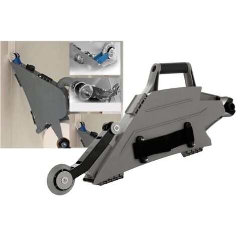 Ahlsen Herramienta adhesiva gris para paneles de yeso con rueda de rodillo reversible para ...