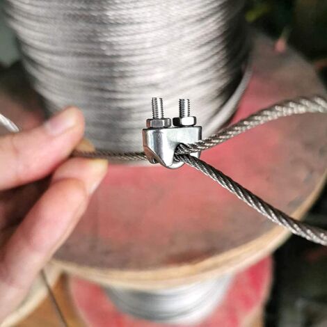 Ahlsen Bridas para cables de alambre, 12 piezas Bridas para cables M3 Bridas para cables de ...