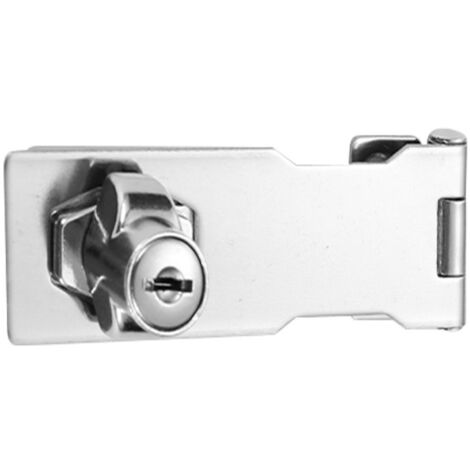 Ahlsen (Paquete de 2) Cerrojo de puerta de metal con candado y llave ...
