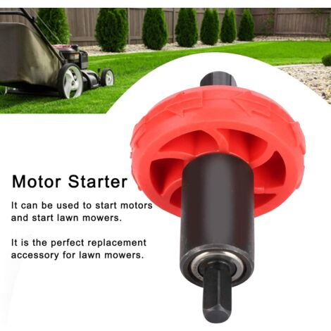 Adaptador de motor eléctrico, arrancador de motor de cortacésped, broca ...