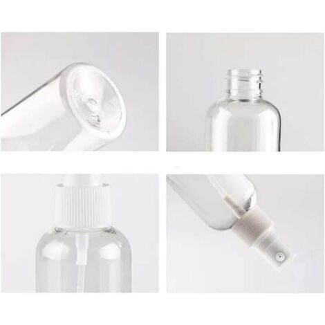 6 Piezas Botella de Spray de 100 ml, Botella de Viaje Vacía Atomizador ...