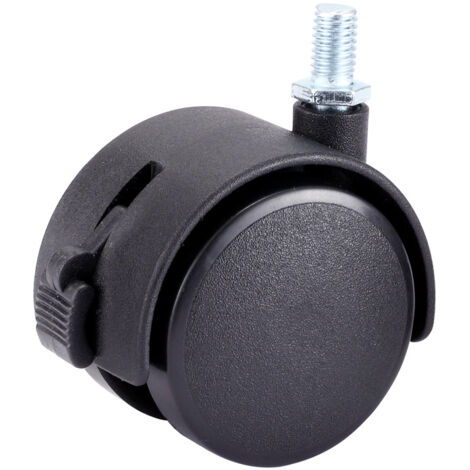 Ruedas giratorias para muebles, 4 Uds., 40mm, sin freno, con varilla ...