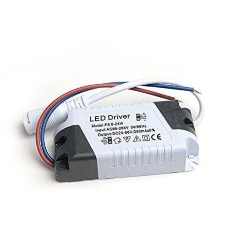 Paquete de 4 controladores LED de 8-24 W, fuente de alimentación ...
