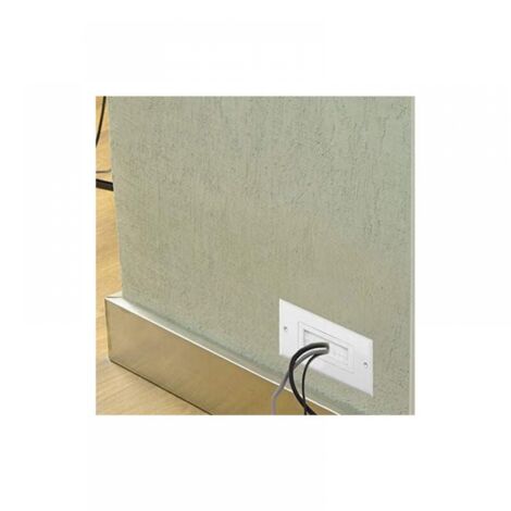 Pasacables de pared con cepillo, pasacables de pared a prueba de polvo ...